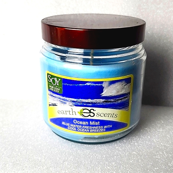 Earth Scents | Accents | Scented Candle Jar By Earth Scents Ocean Mist ...